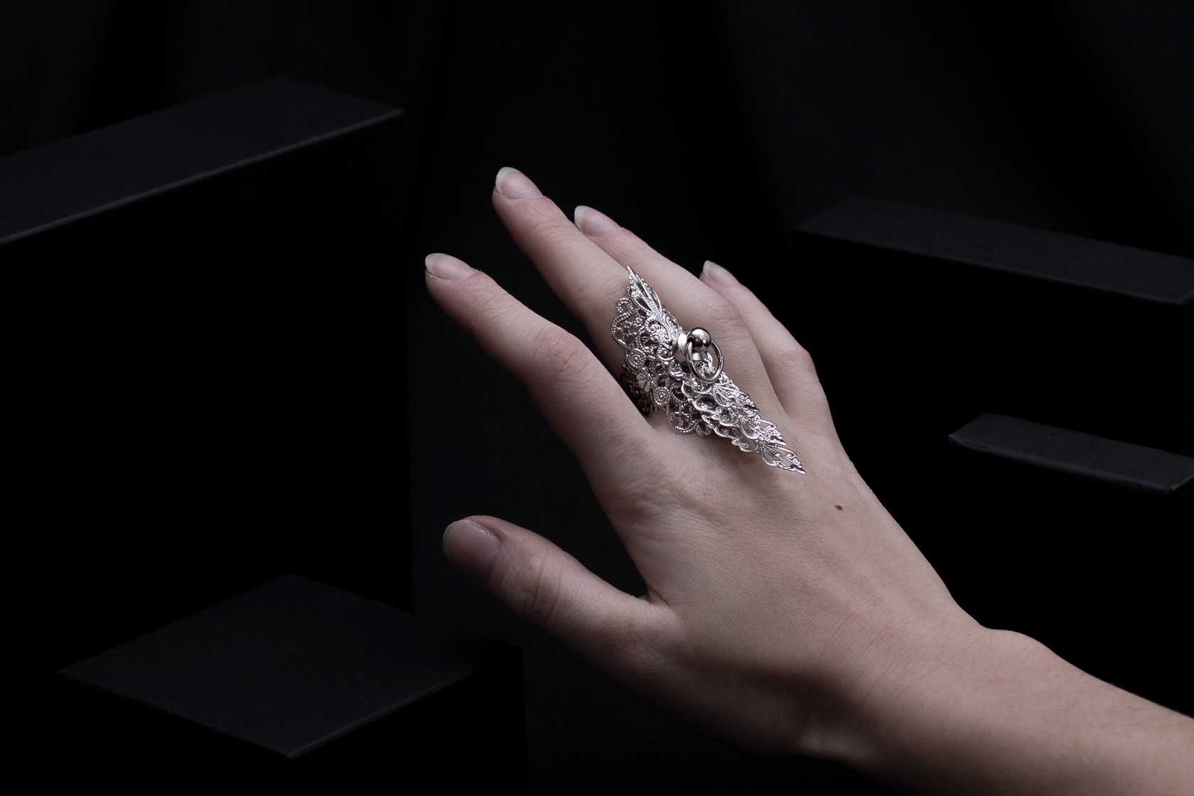 Multi-Layer Filigree Ring R-11 - MYRIL JEWELS – Myril Jewels