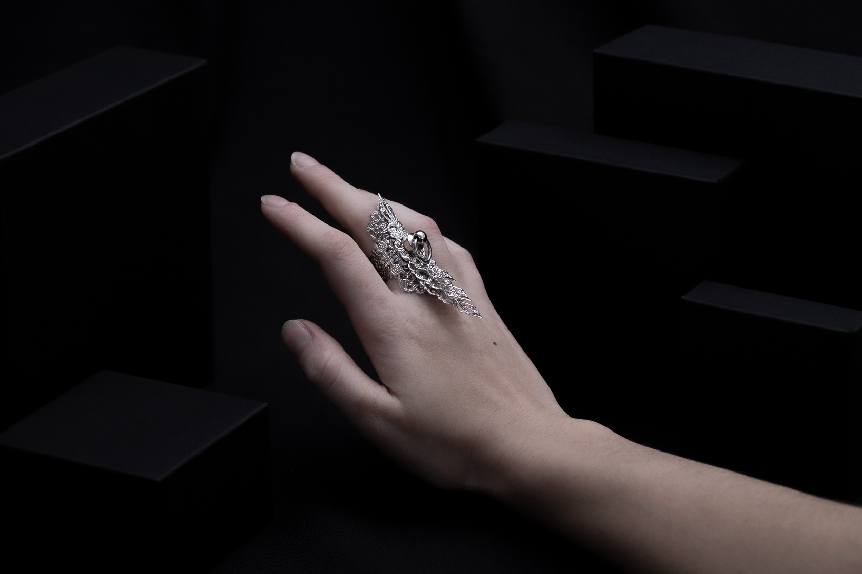 Multi-Layer Filigree Ring R-11 - MYRIL JEWELS – Myril Jewels